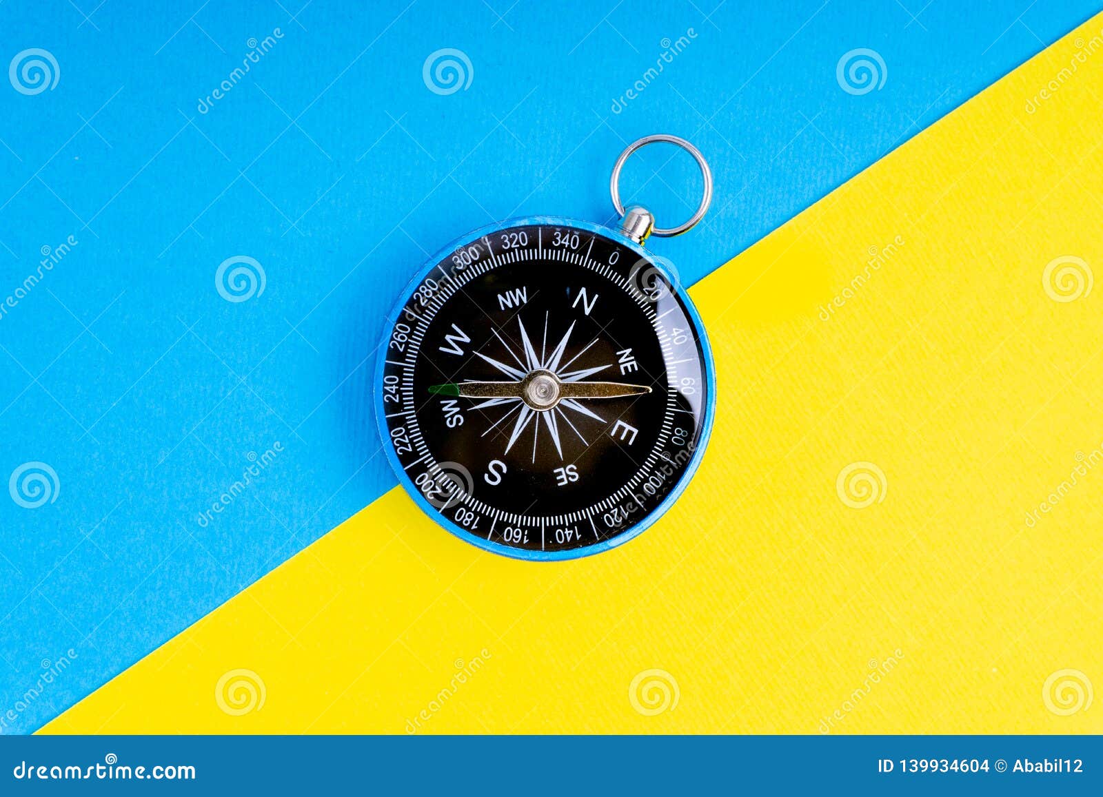 Compass On Blue World Map. Stock Image | CartoonDealer.com #22514737