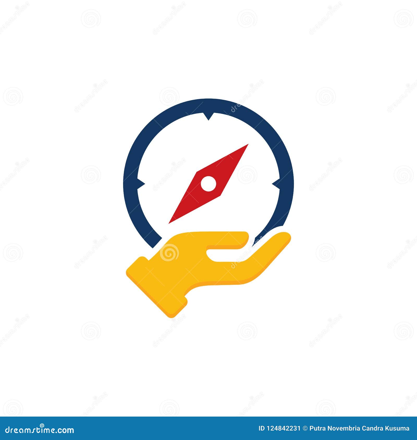 Compass Care Logo Icon Design Stock Vector - Illustration of creative ...