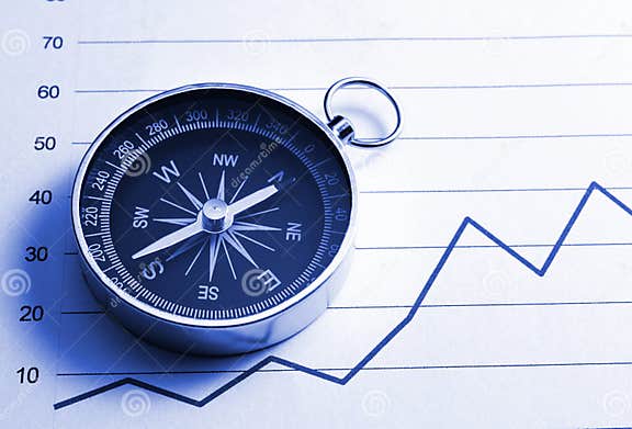 Compass and chart stock photo. Image of diagram, concepts - 22834342
