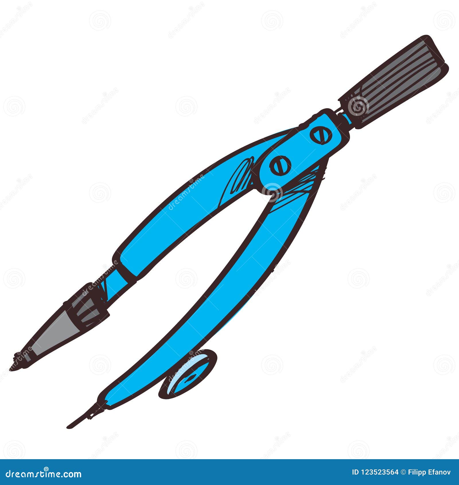 Compass Clipart Color On A White Background Royalty-Free Stock Image ...