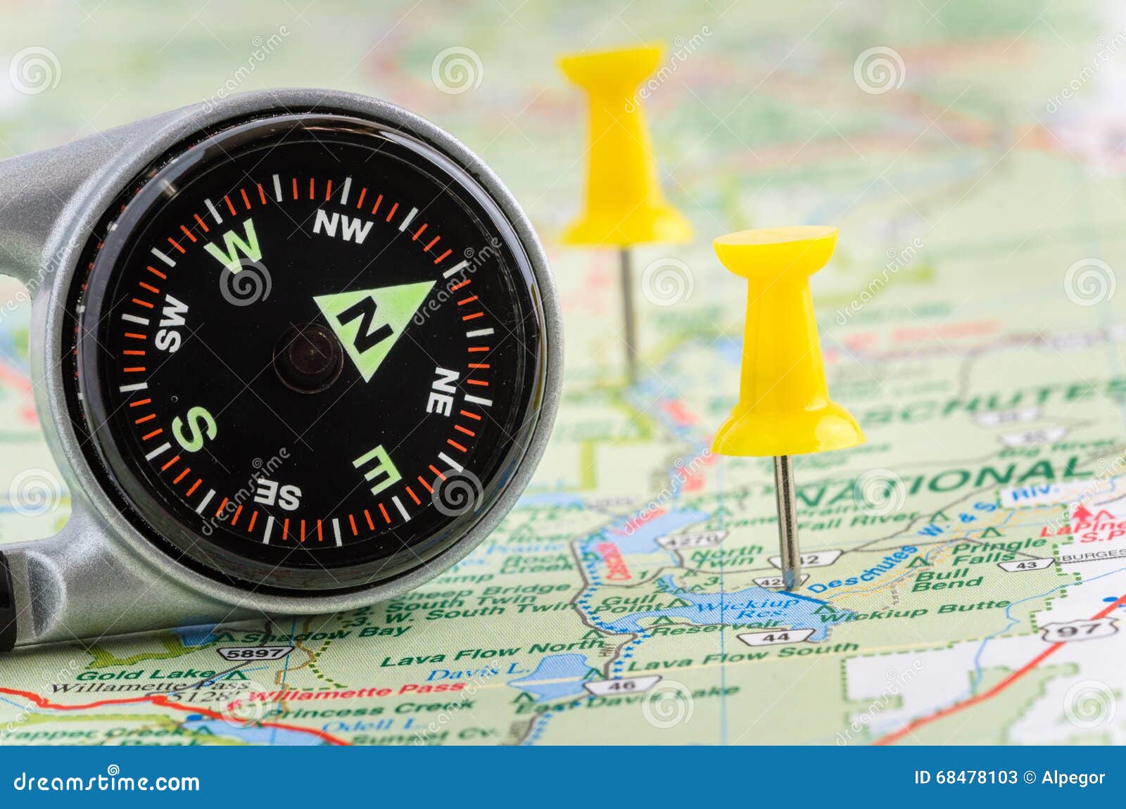 Compass stock image. Image of exploration, direction - 68478103