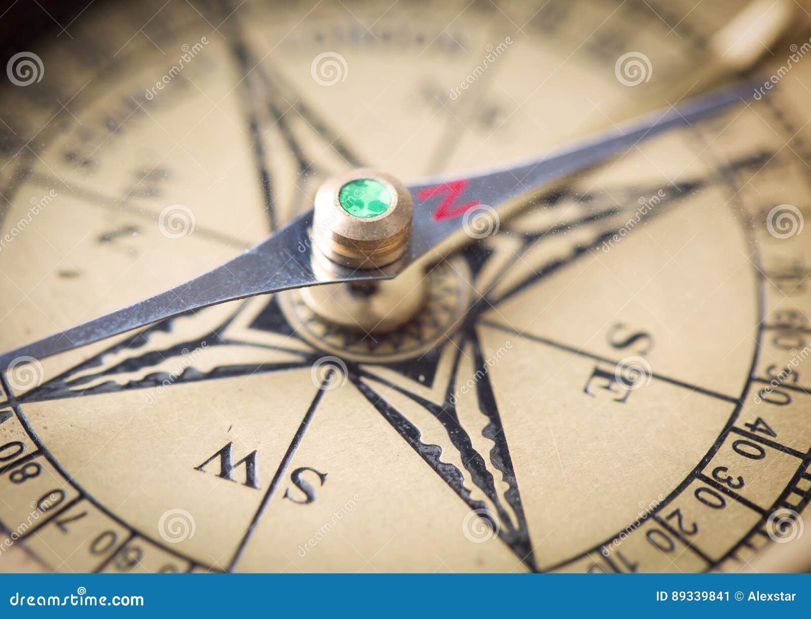 Compass close up stock image. Image of west, travel, exploration - 89339841
