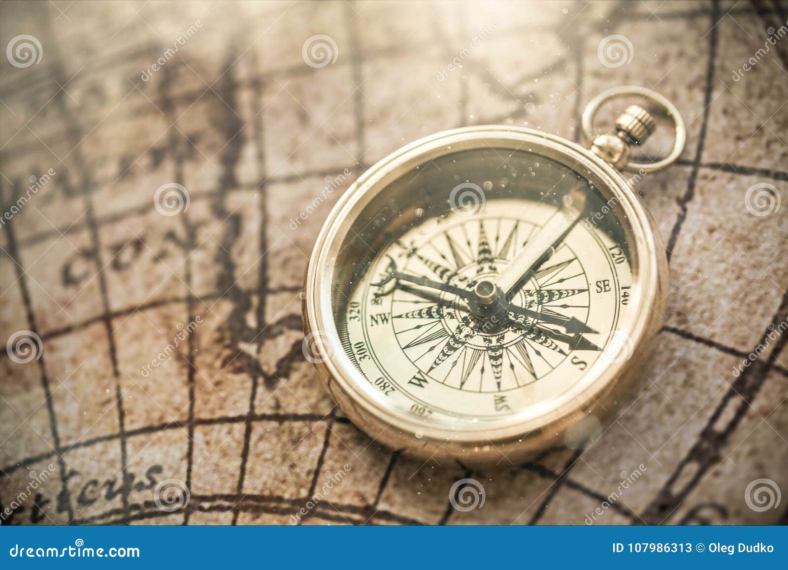 Compass stock image. Image of pistol, earth, antique - 107986313
