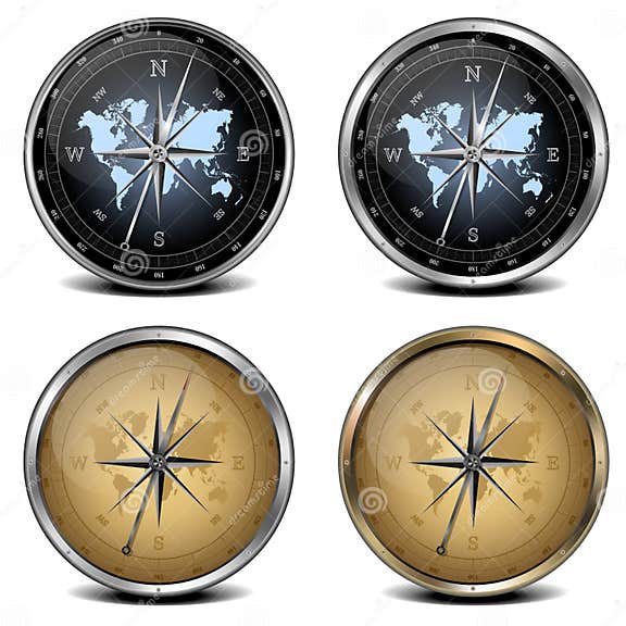 Compass_complete stock vector. Illustration of adventure - 25380061