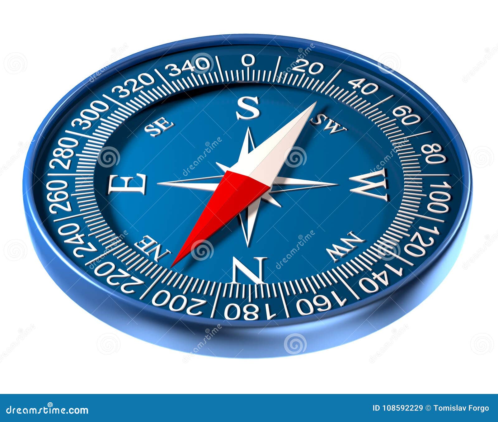 Compass 3D illustration stock illustration. Illustration of orientation ...