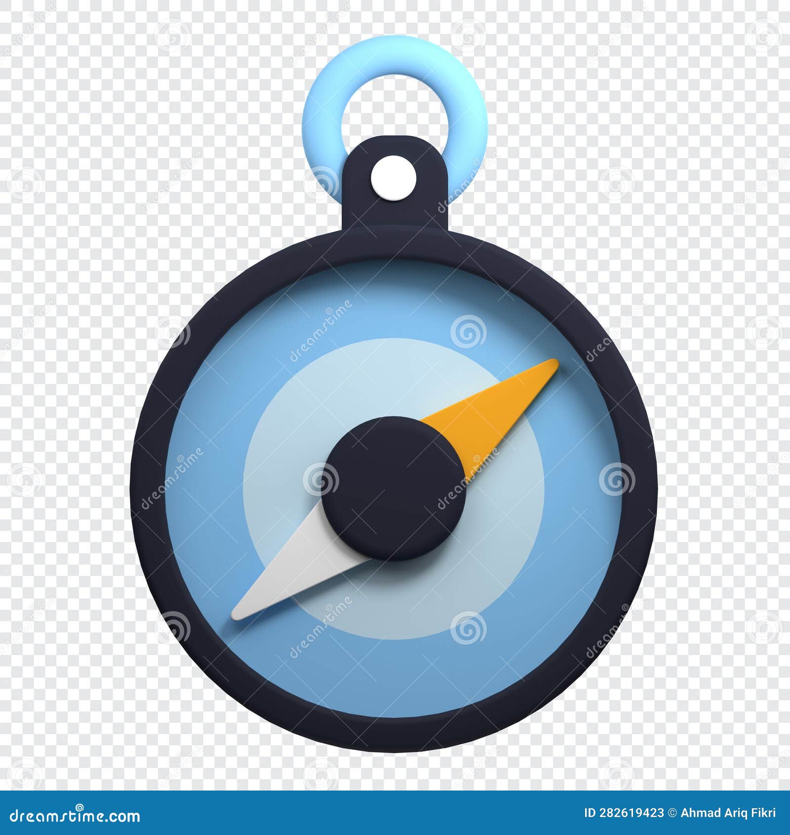 Compass 3d Render Icon. Navigation Compass Icon Stock Image ...