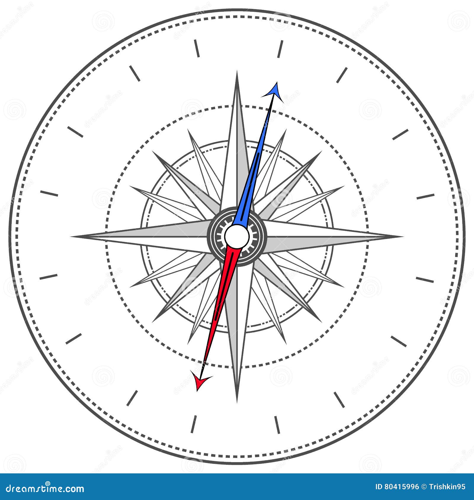 Compass Device Design. Eps 10 Vector Illustration Stock Vector ...
