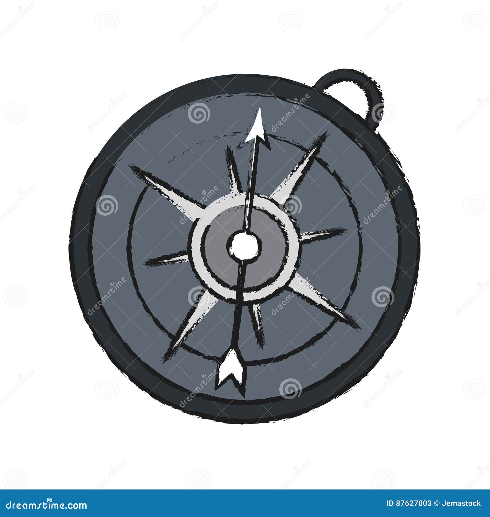 Compass device icon stock vector. Illustration of latitude - 87627003
