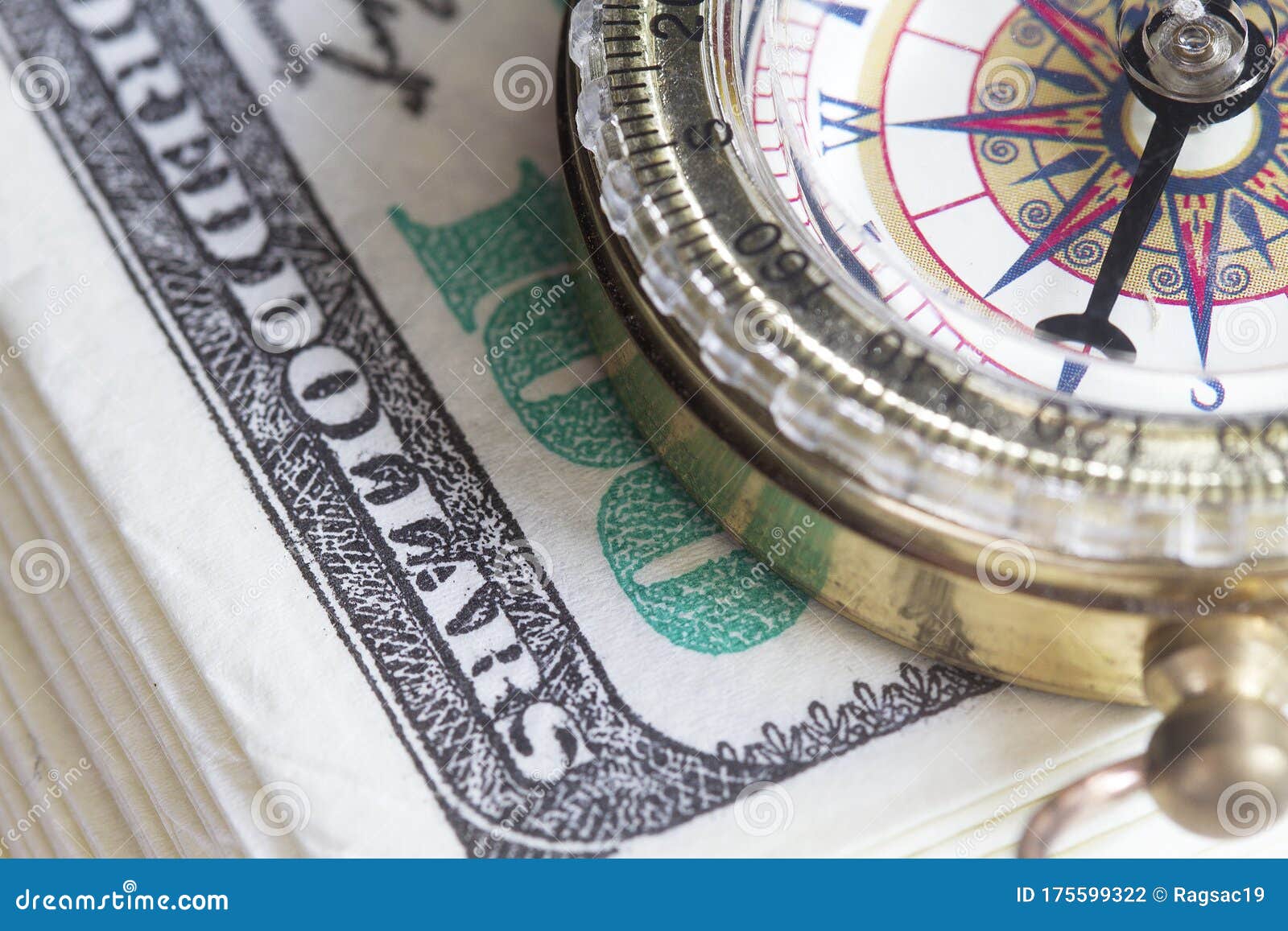 Compass and direction stock photo. Image of cash, economy - 175599322
