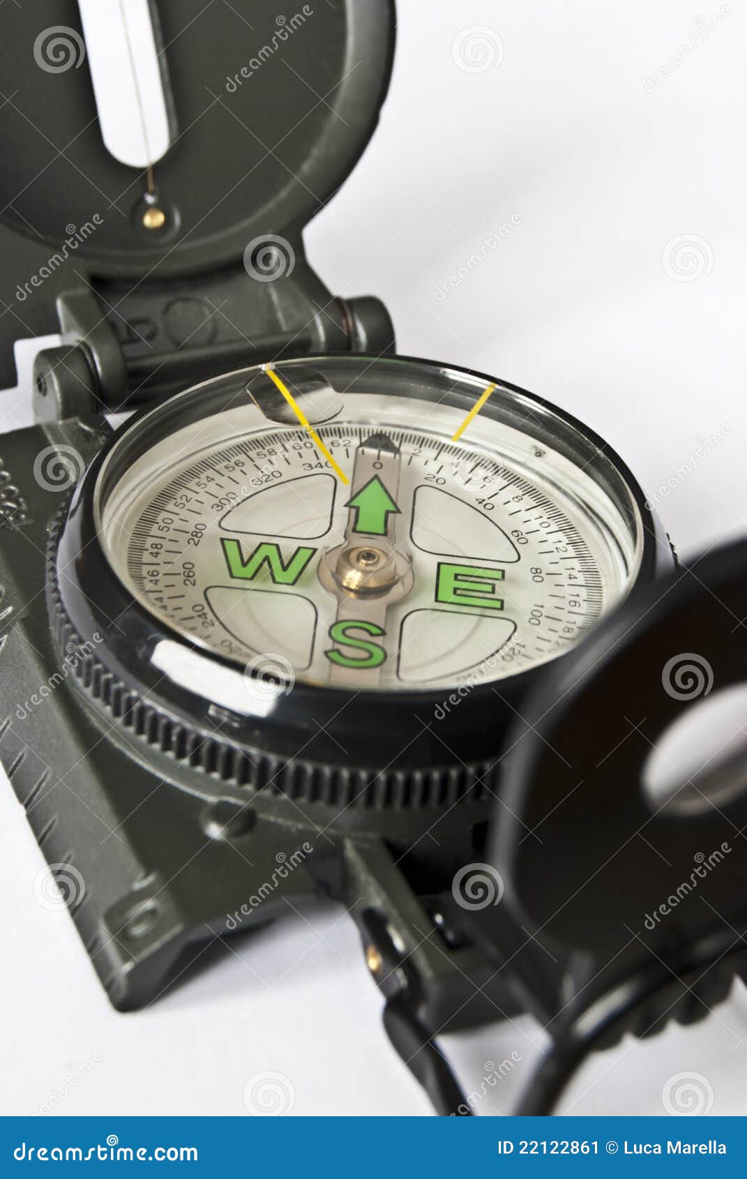 Compass close up stock image. Image of field, magnetic - 22122861