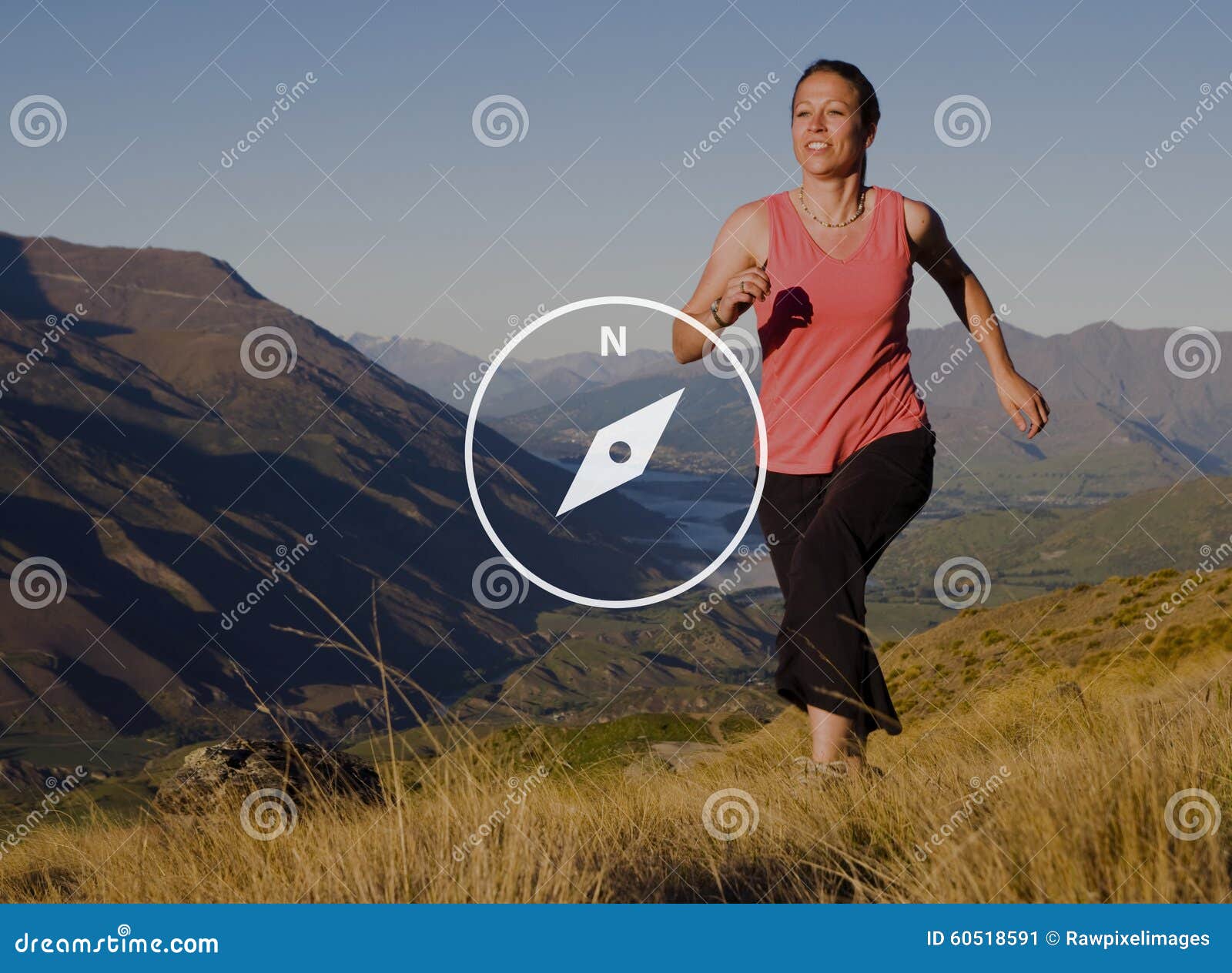 Compass Direction Navigation Adventure Instrument Concept Stock Image ...