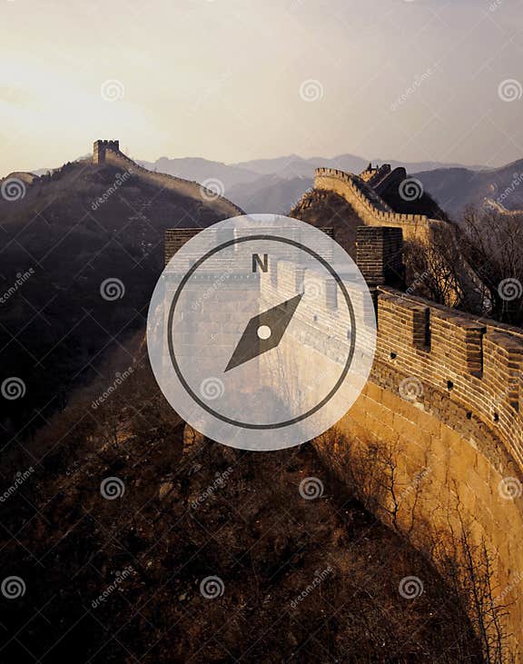 Compass Direction Navigation Adventure Instrument Concept Stock Image ...