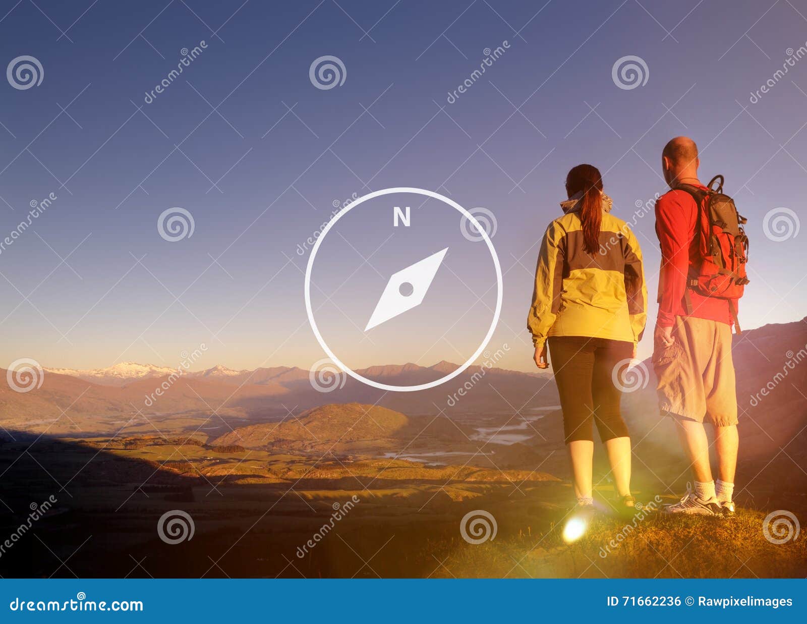 Compass Direction Navigation Adventure Instrument Concept Stock Photo ...
