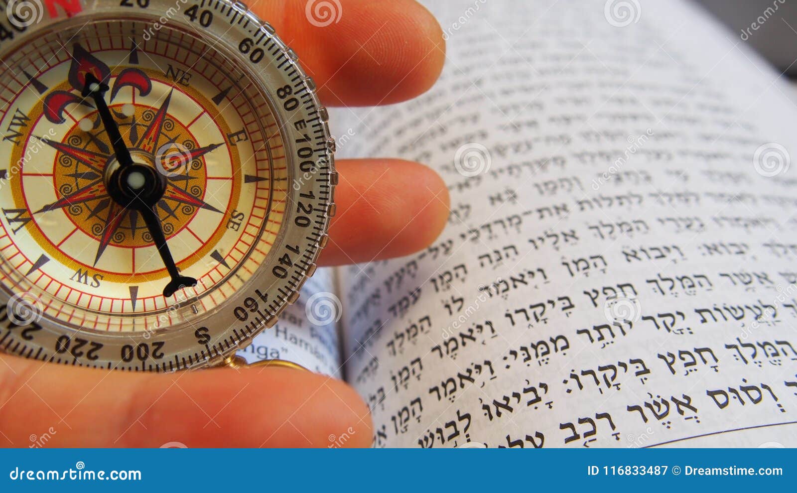 The Compass of Directs Your Life Stock Image - Image of moment ...