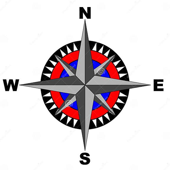 Compass (eps File Included) Stock Vector - Illustration of direction ...
