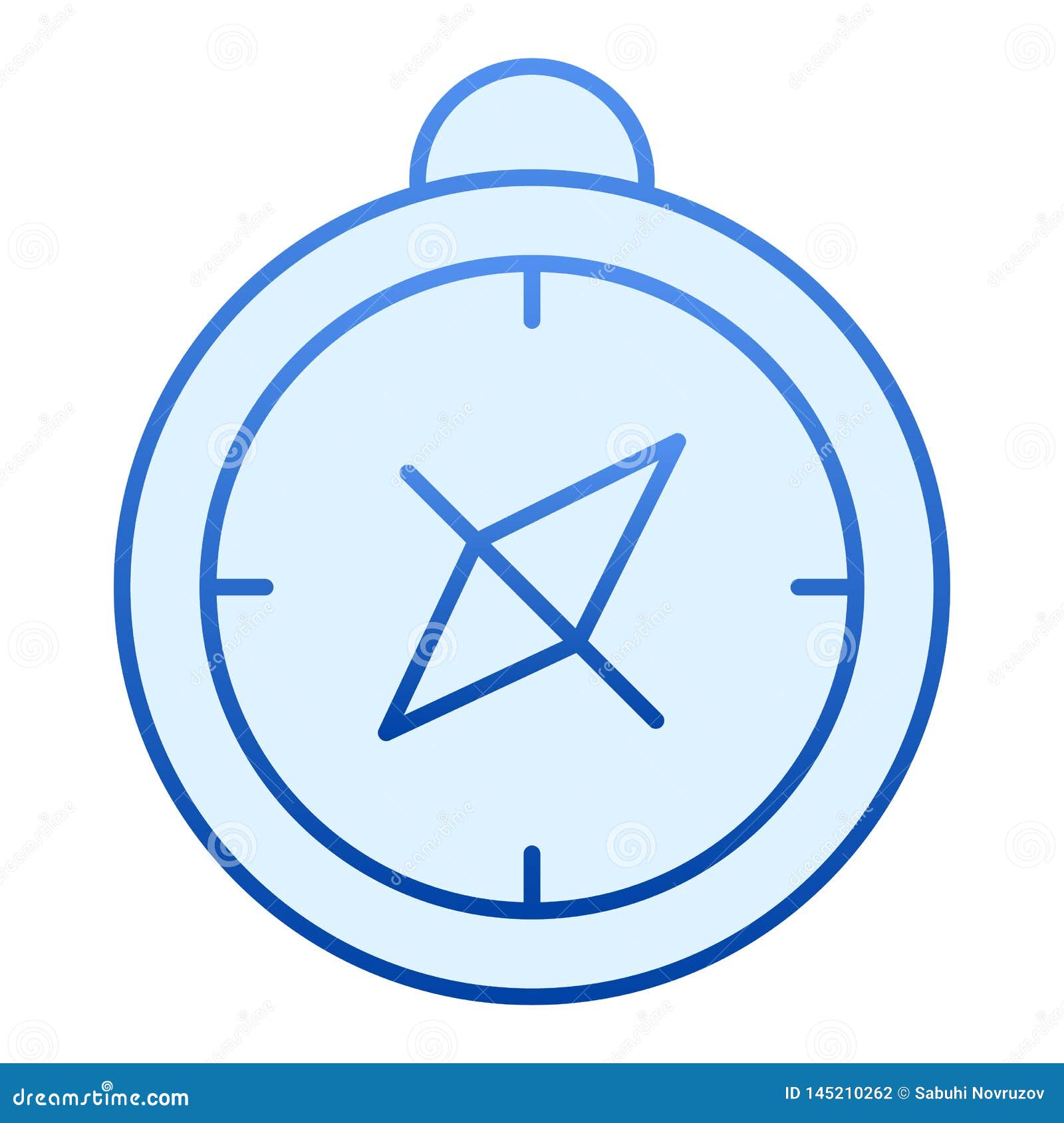 Compass Flat Icon. Cartography Blue Icons in Trendy Flat Style Stock ...
