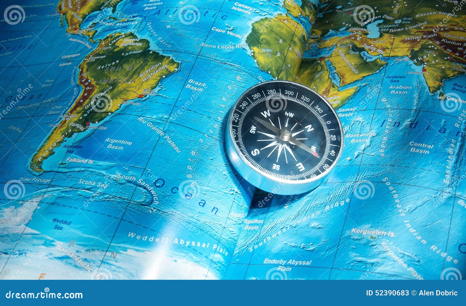 Compass stock image. Image of journey, tourism, adventure - 52390683