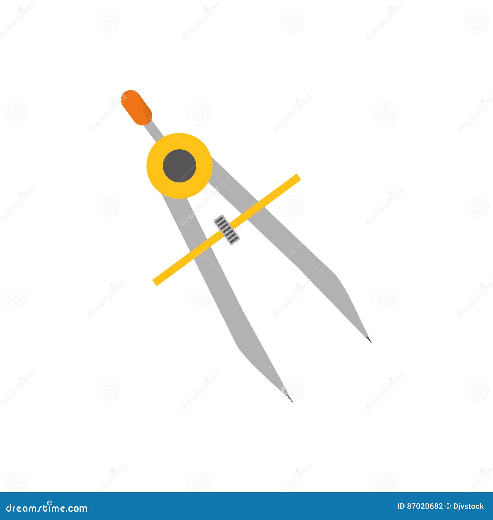 Compass geometric utensil stock illustration. Illustration of colorful ...