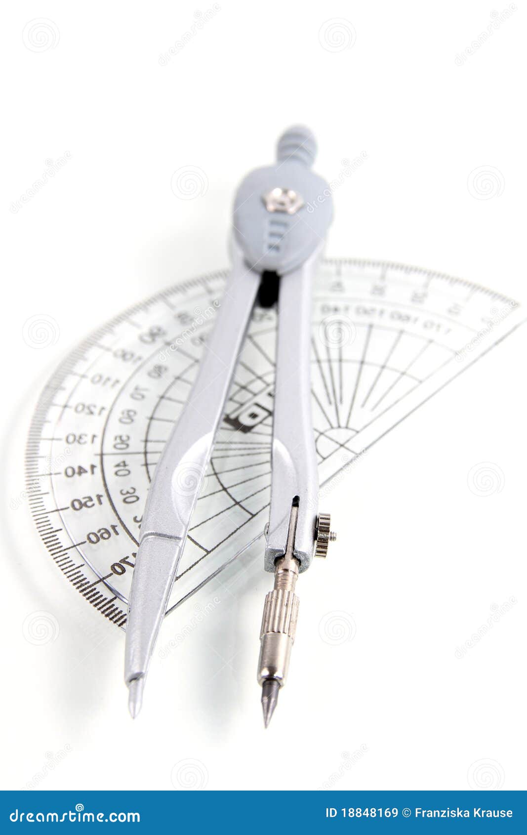 Compass and goniometer stock image. Image of protractor - 18848169