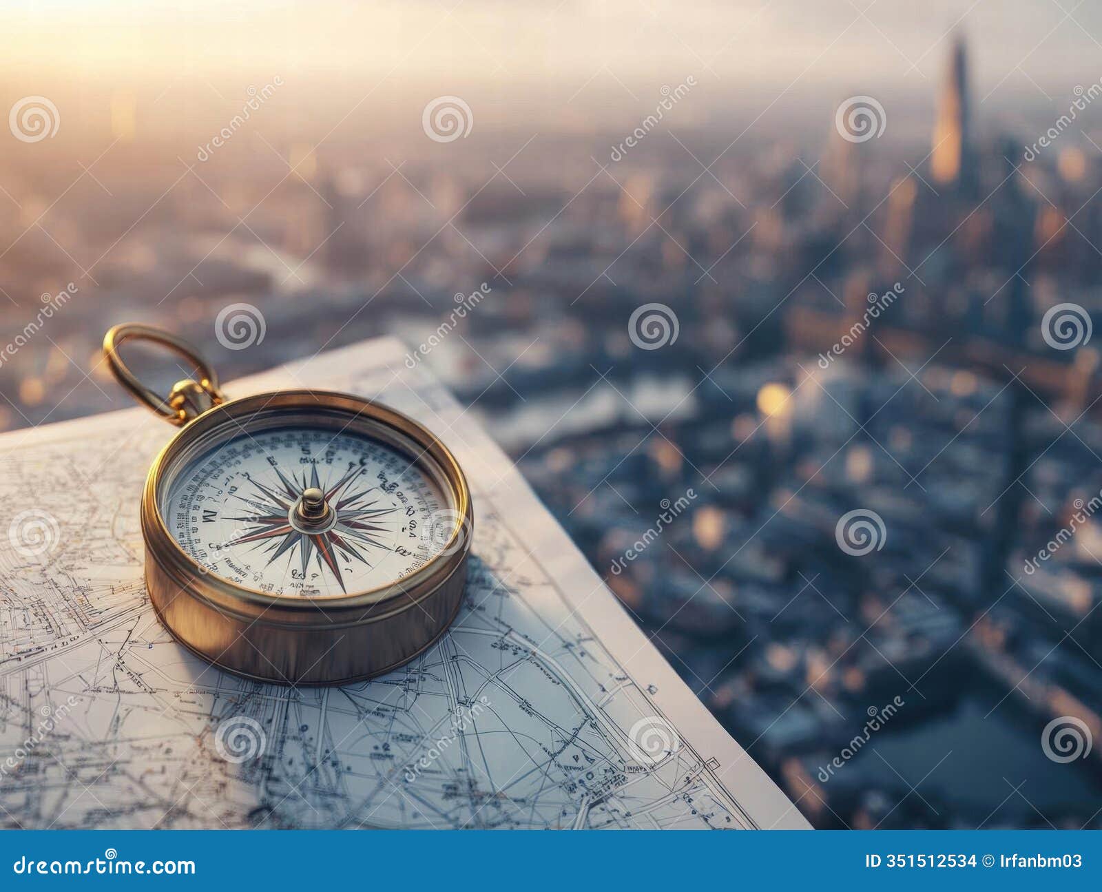 Compass Guides the Way through City Exploration and Urban Adventures ...