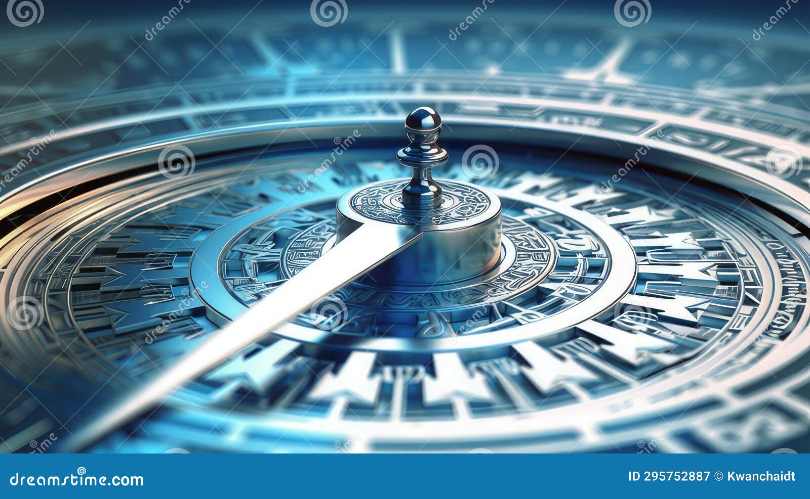 A Compass Guiding The Way Through A Maze Of Possibilities, Depicting ... A Compass Guiding The Way Through A Maze Of Possibilities, Depicting ...