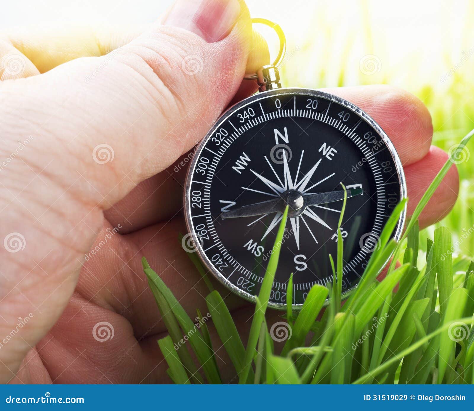 Compass In Hand Royalty-Free Stock Photo | CartoonDealer.com #31519029