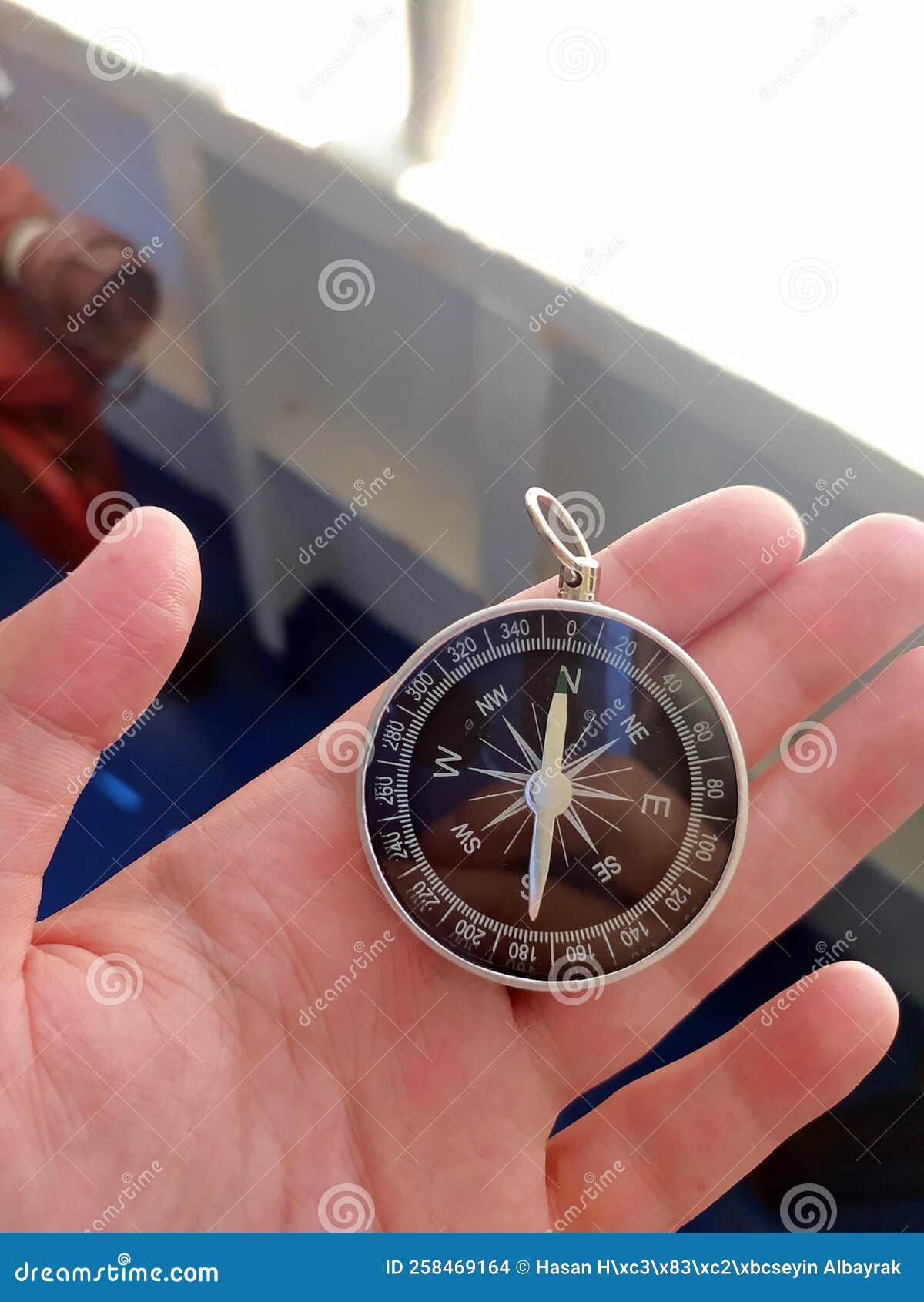 Compass Helps Find Your Route Stock Photo - Image of guidance ...