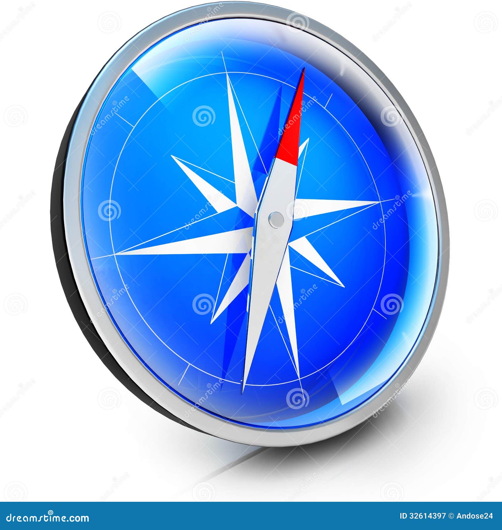 Compass stock illustration. Illustration of coordinate - 32614397