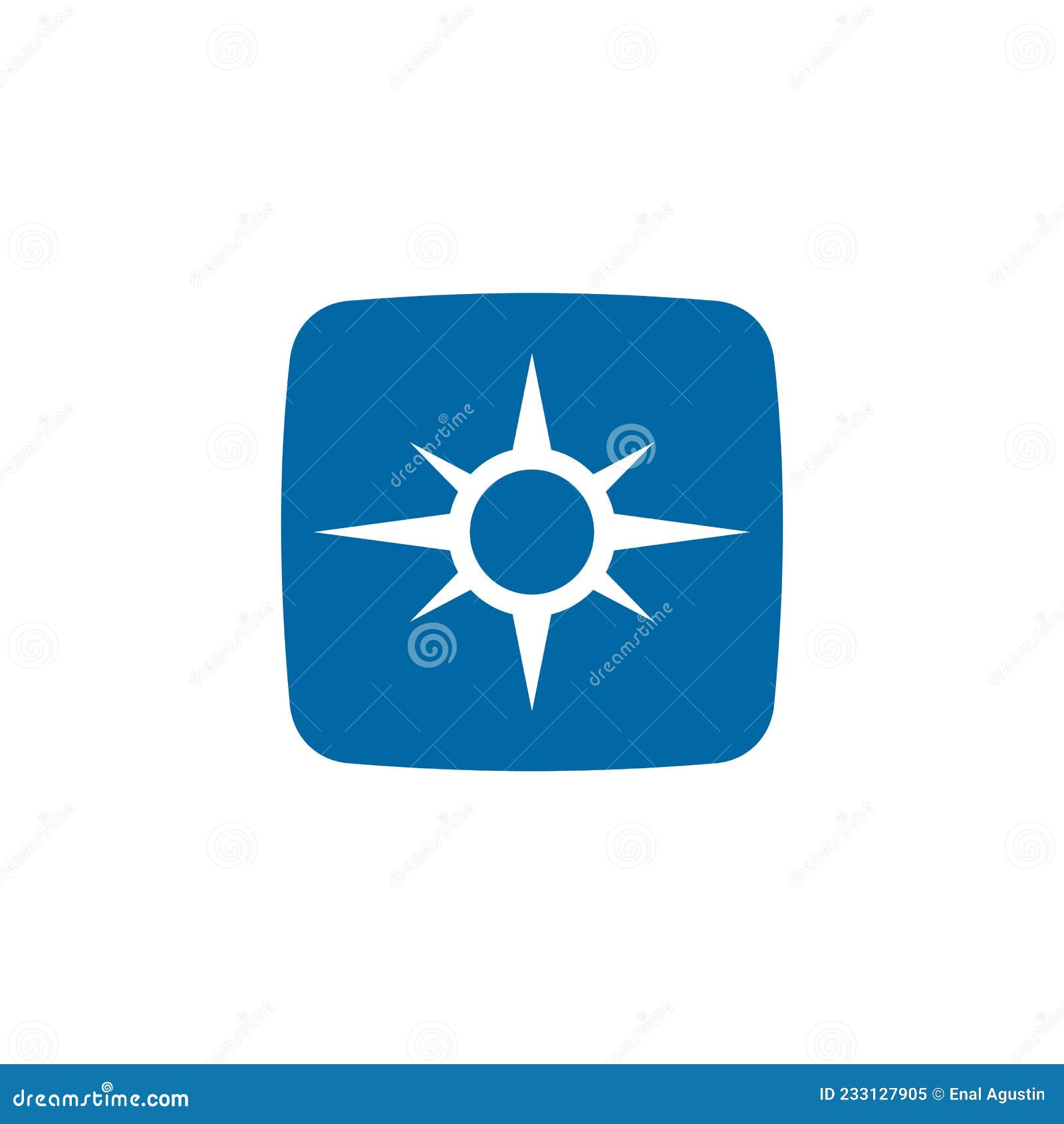 Compass Icon App Logo Design Stock Vector - Illustration of journey ...