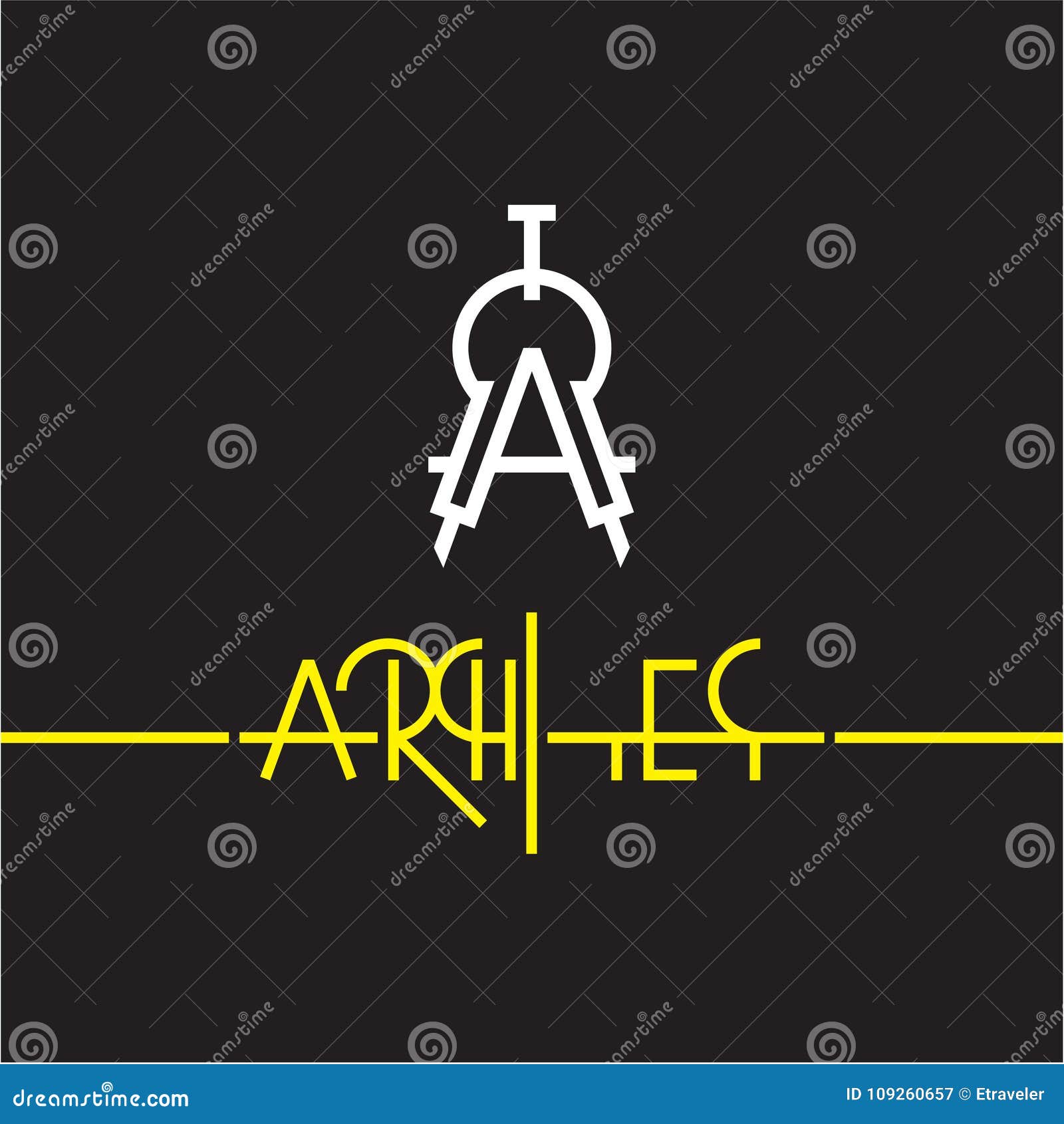 Compass Icon, Divider, Architect Logo Stock Vector - Illustration of ...