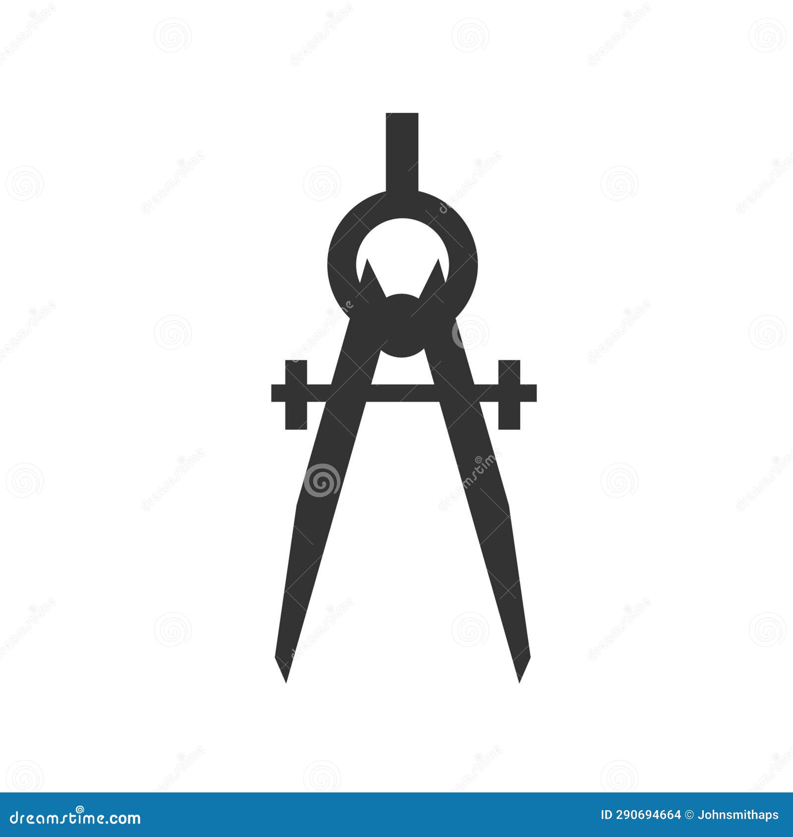 Compass icon illustration. stock vector. Illustration of background ...