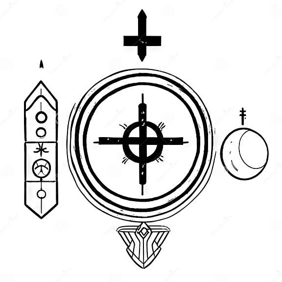Compass Icon Isolated On A White Background Vector Illustration Stock Illustration