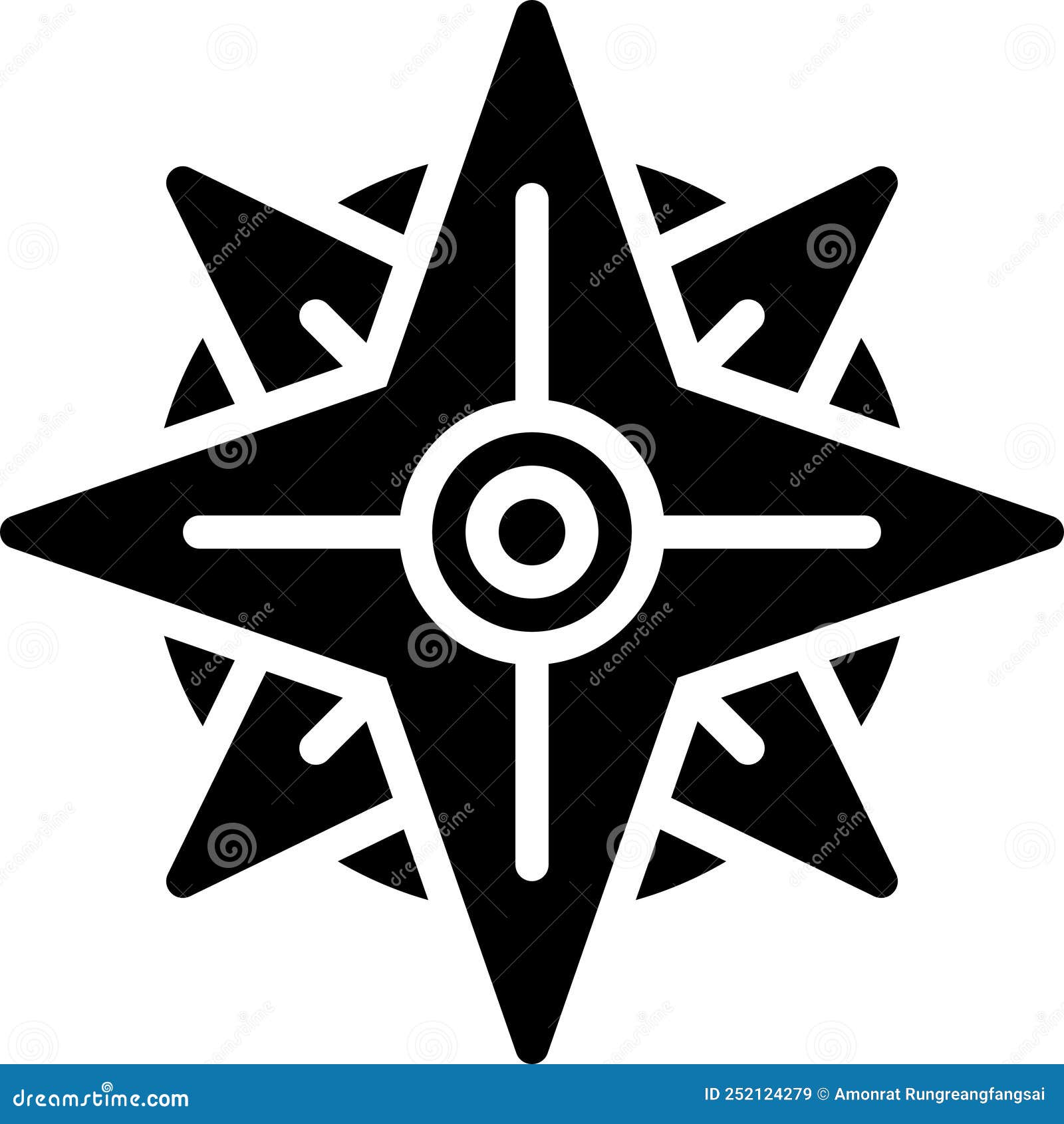Compass Icon Location Map And Navigation Vector Stock Vector Illustration Of Navigation