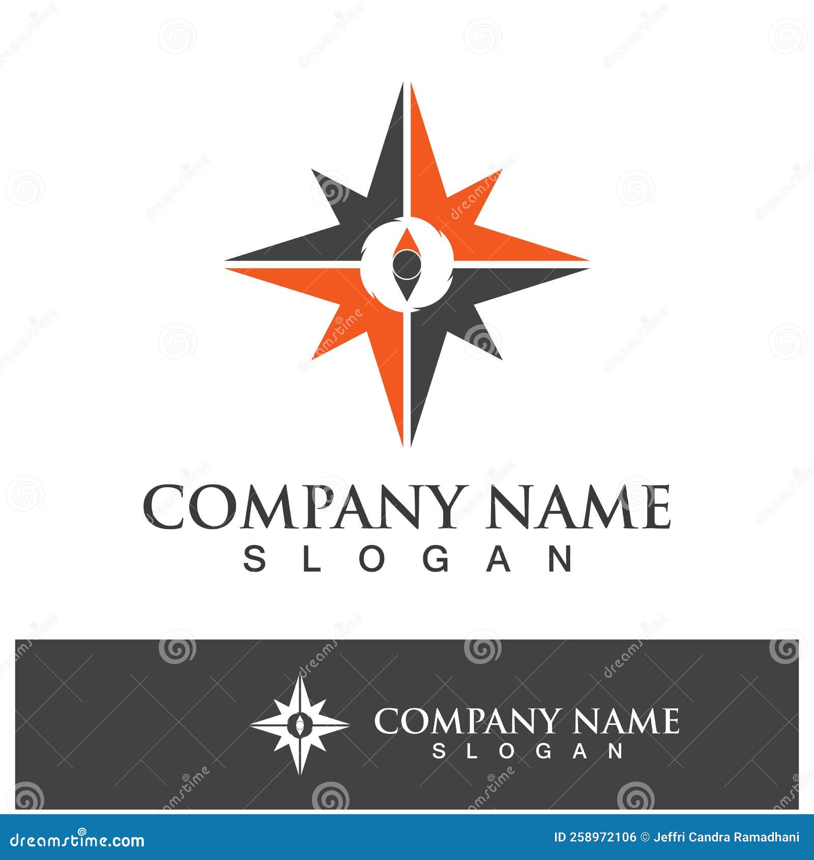 Compass icon logo design stock vector. Illustration of direction ...