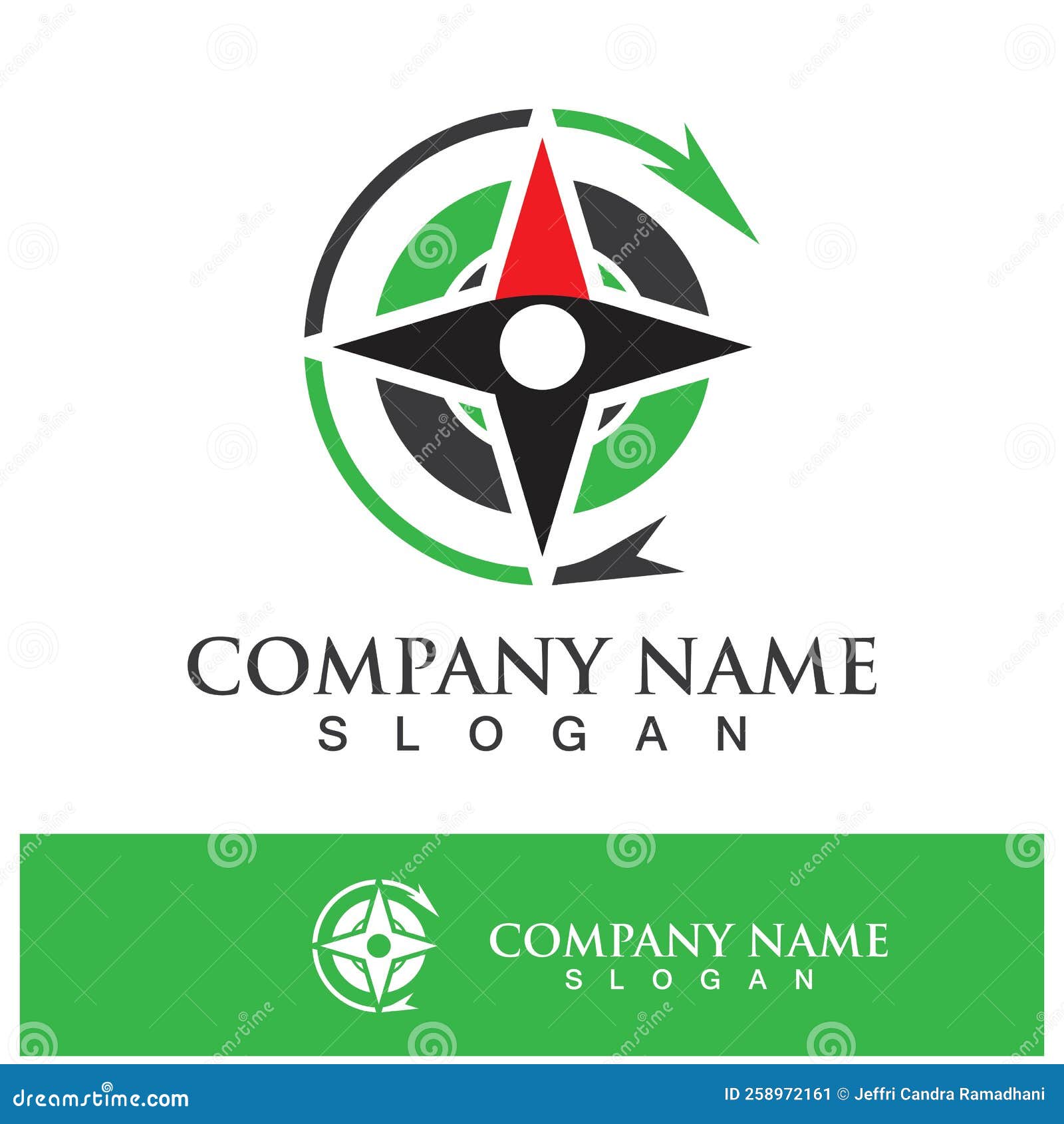 Compass icon logo design stock vector. Illustration of white - 258972161