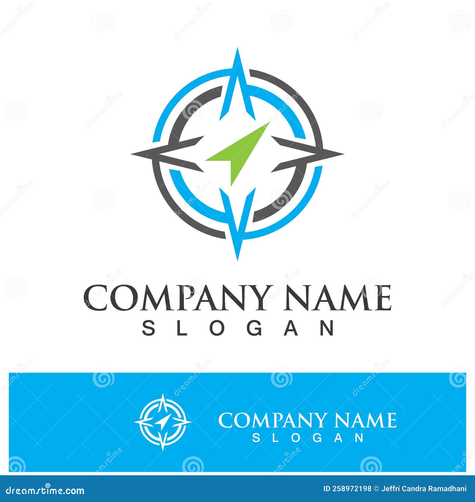 Compass icon logo design stock vector. Illustration of design - 258972198