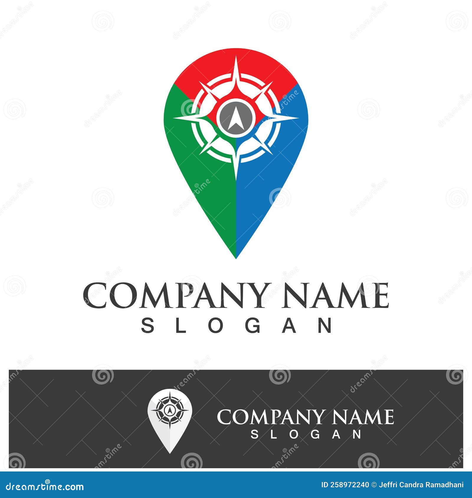 Compass icon logo design stock vector. Illustration of direction ...