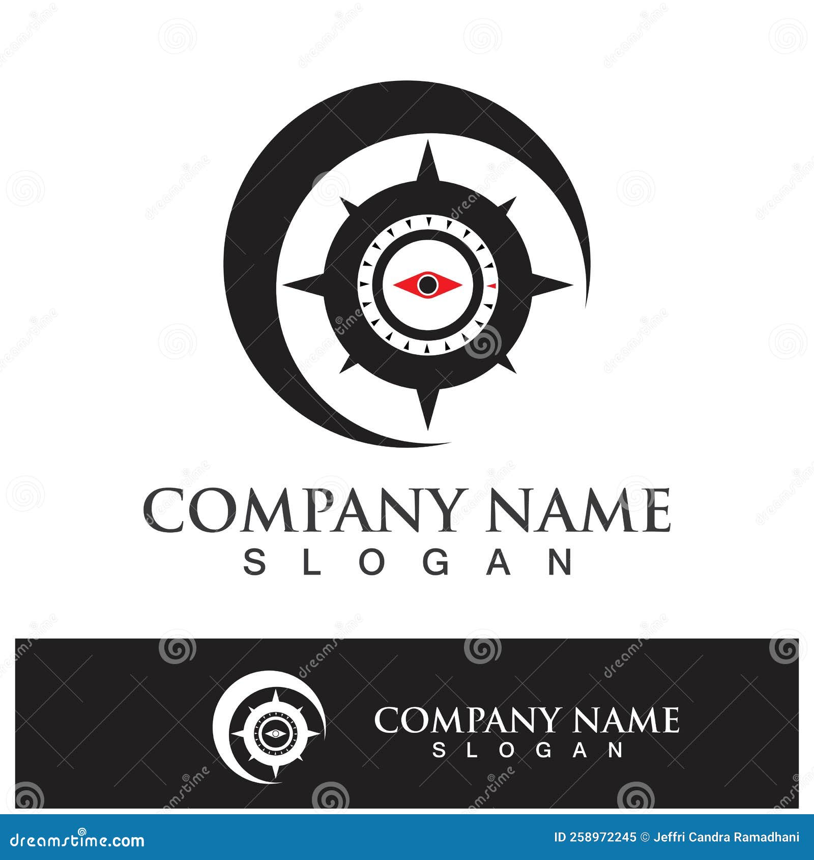 Compass icon logo design stock vector. Illustration of geography ...