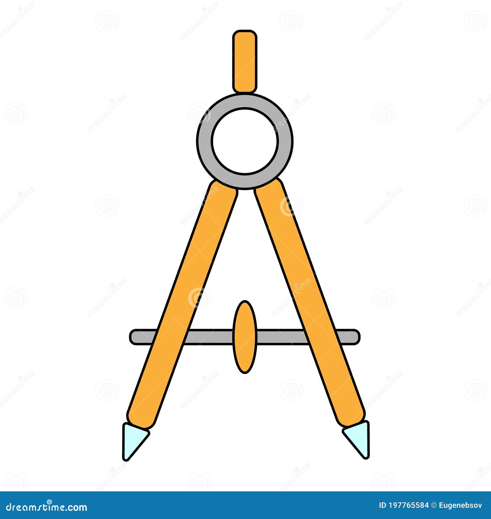 Compass Icon in Trendy Architecture Symbol for Web Site, Design, Logo ...