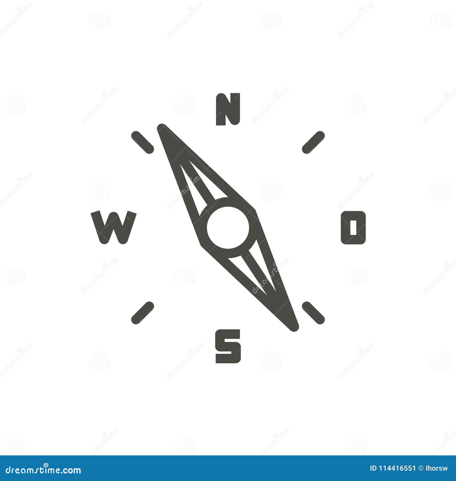 Navigation Line Icons Collection Gps Compass Directions Map Chart Navigation Orientation