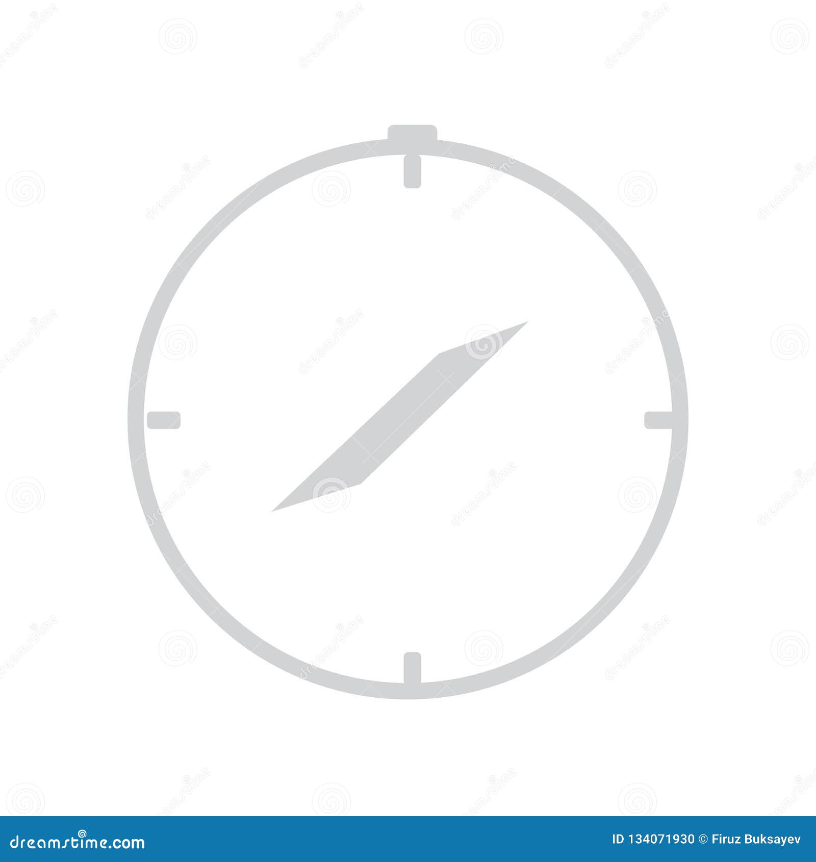 Compass Icon Vector Sign and Symbol Isolated on White Background ...