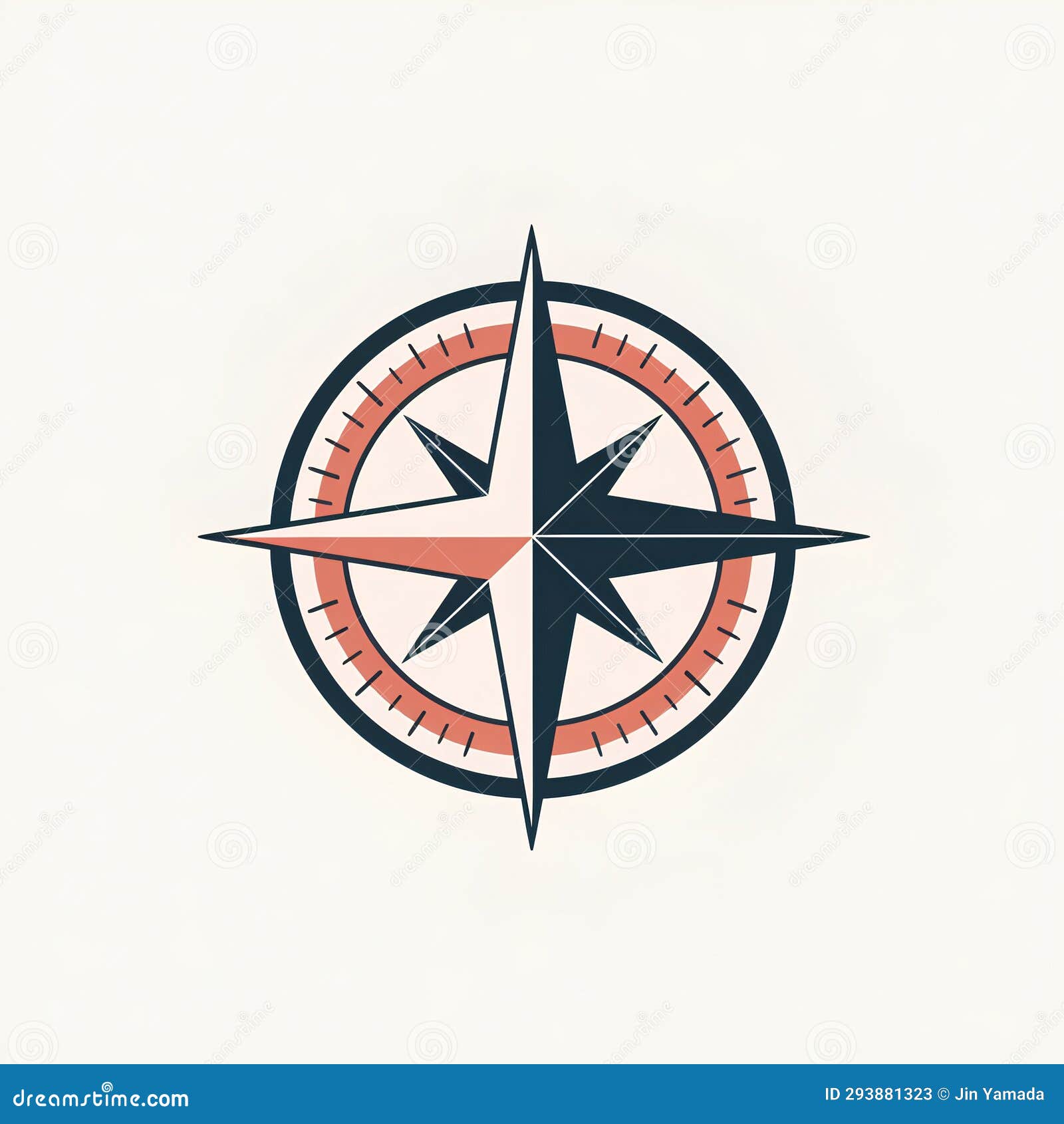 Compass Icon. Wind Rose Logo. Vector Illustration EPS 10 Stock ...
