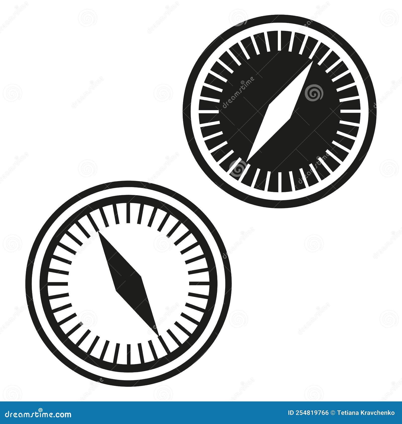 Compass Icons. Star Icon. Vector Illustration. Stock Image Stock Vector ...