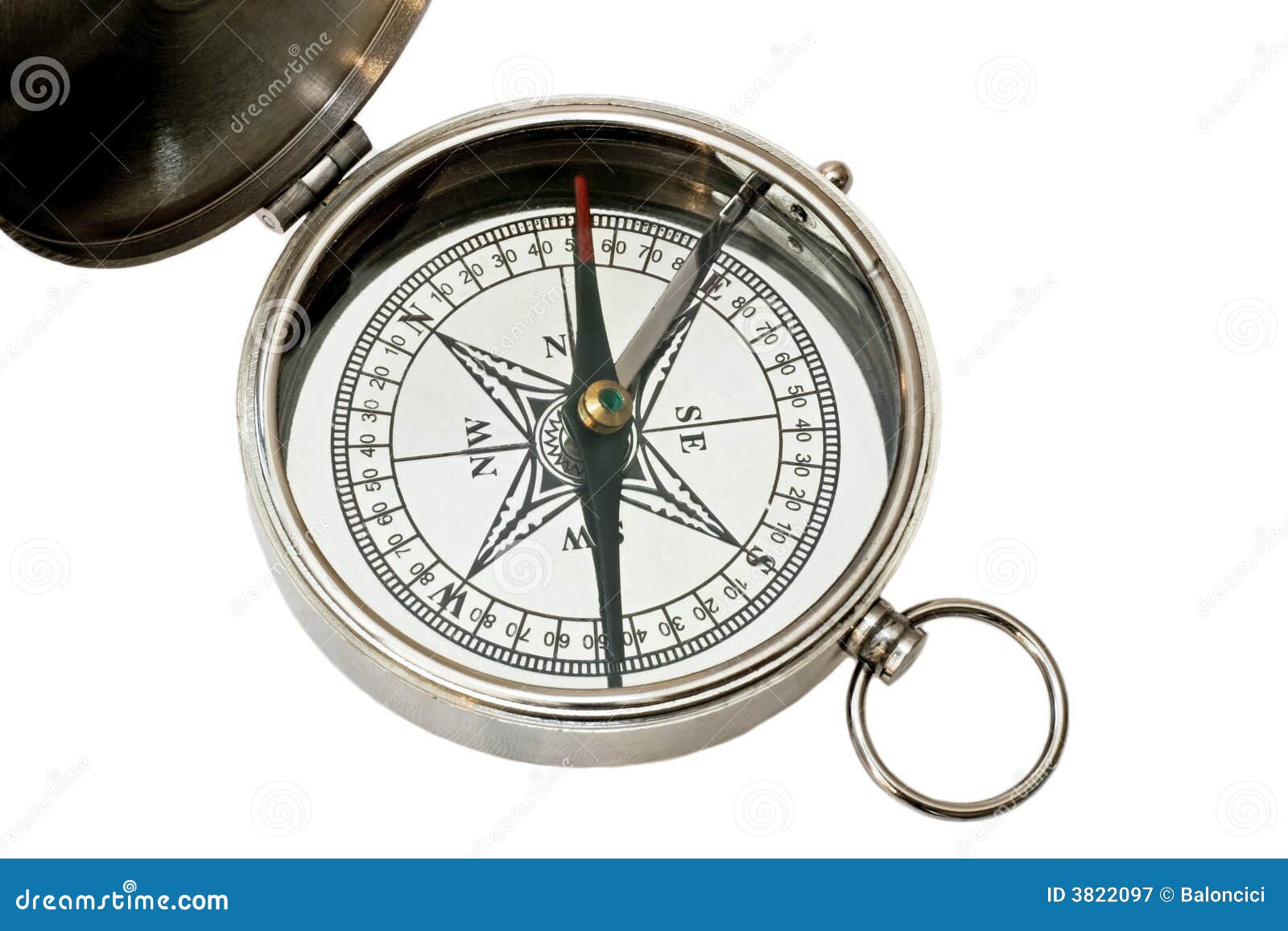 Compass isolated stock image. Image of destination, cartography - 3822097