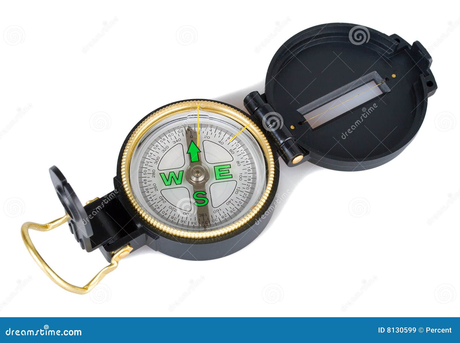 Compass isolated stock image. Image of arrow, south, north - 8130599
