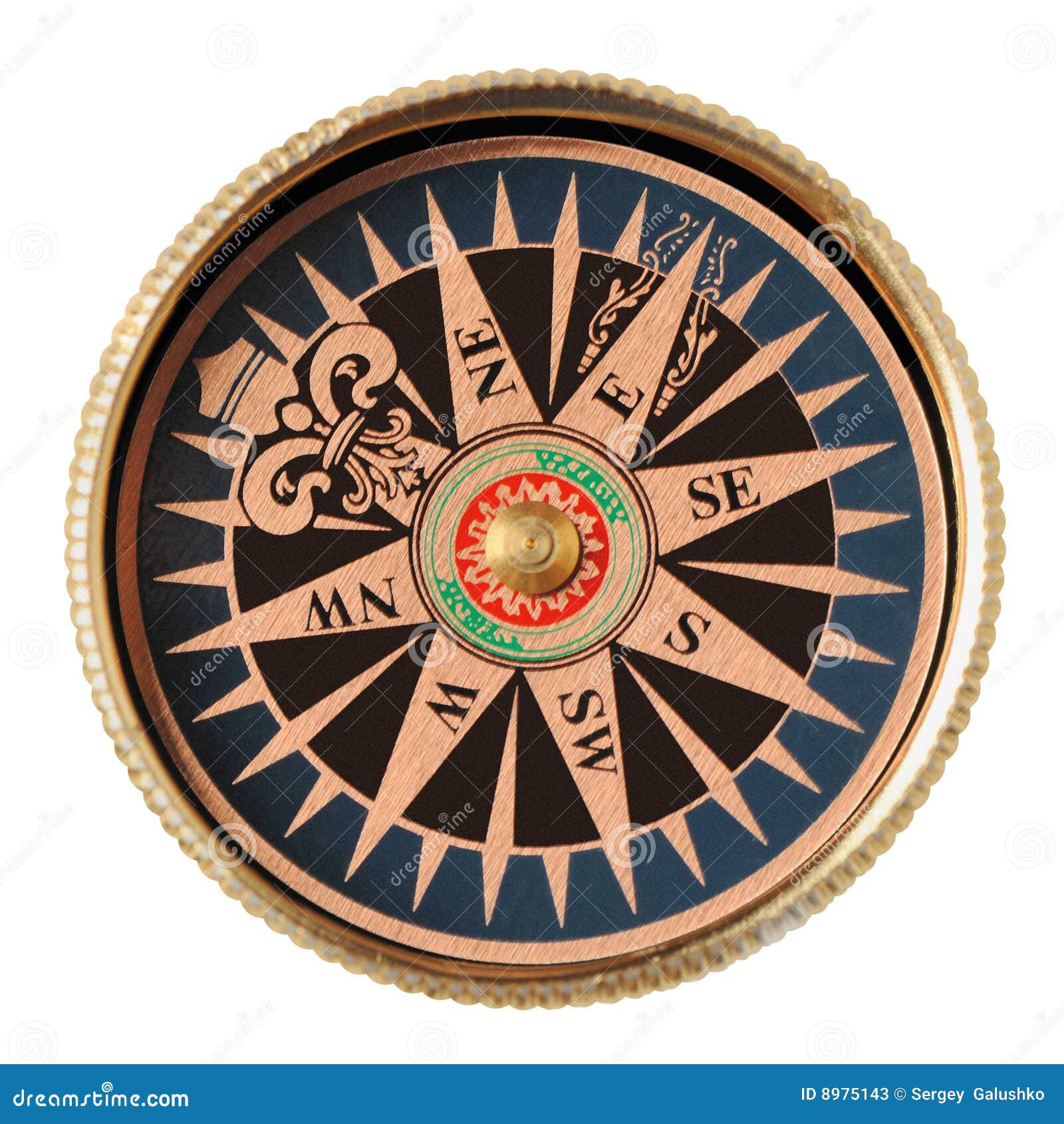 Compass isolated stock image. Image of guidance, magnetic - 8975143