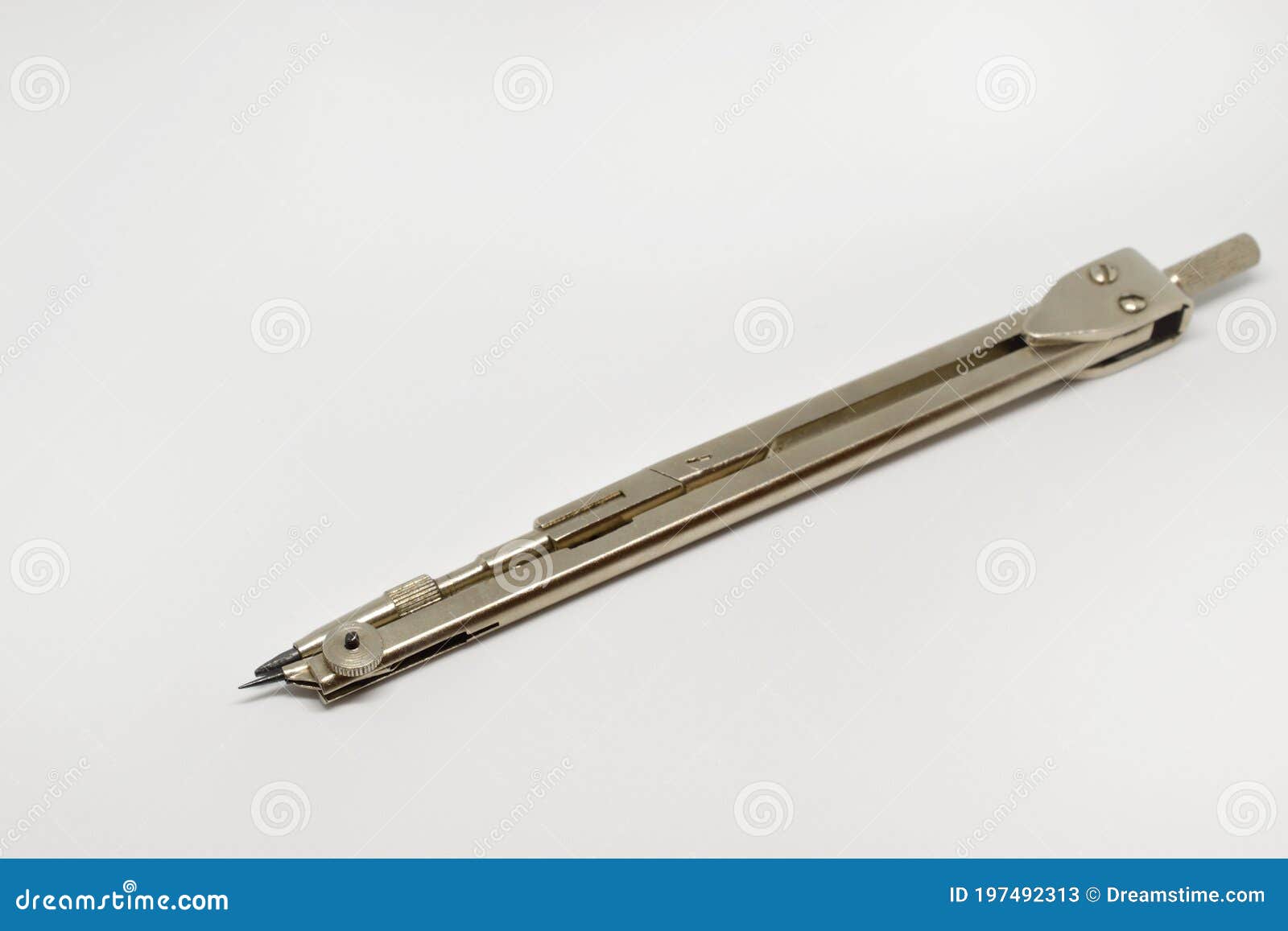 Compass. Isolated. stock image. Image of drawing, industrial - 197492313