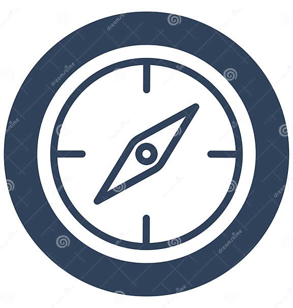 Print Compass Isolated Vector Icon Which Can Easily Modify or Edit ...