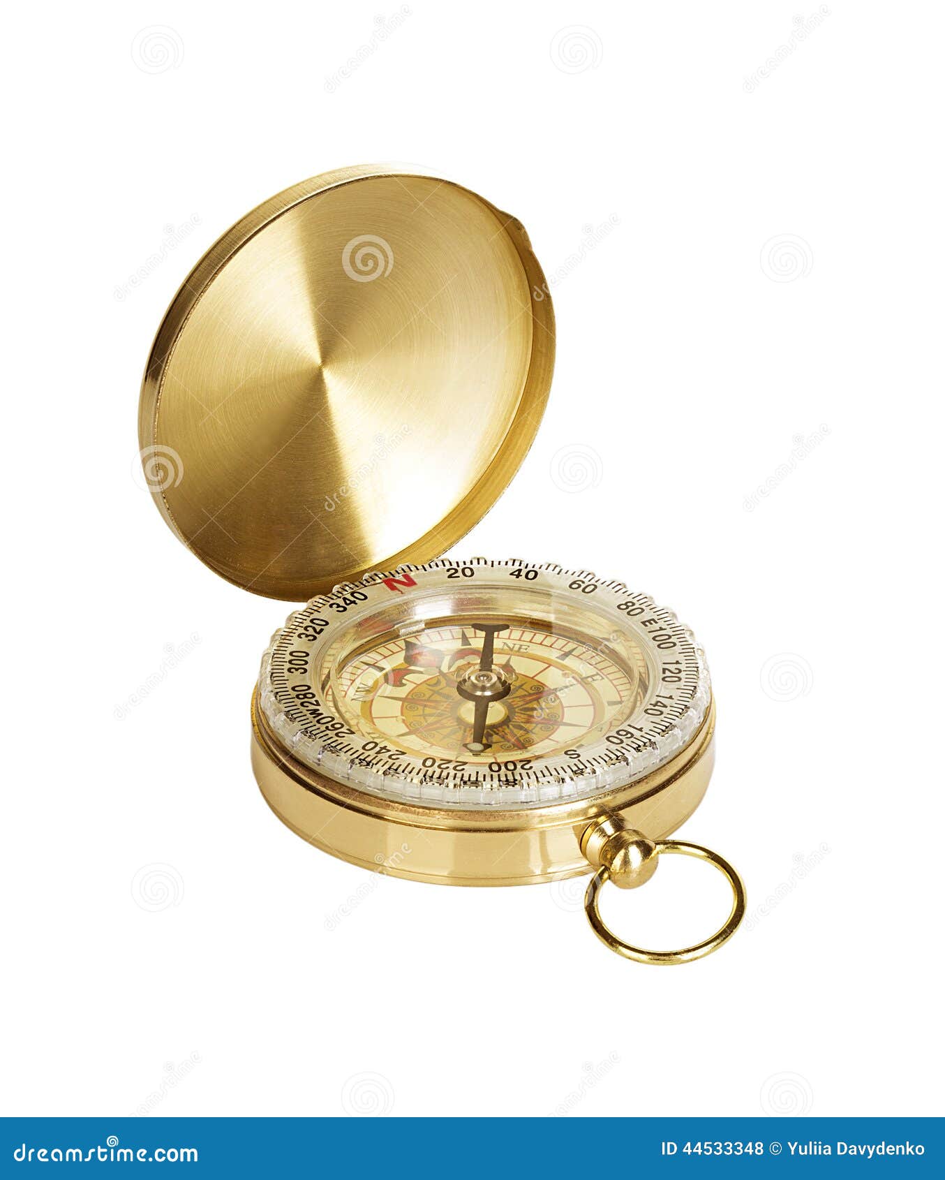 Compass isolated on white stock photo. Image of magnet - 44533348