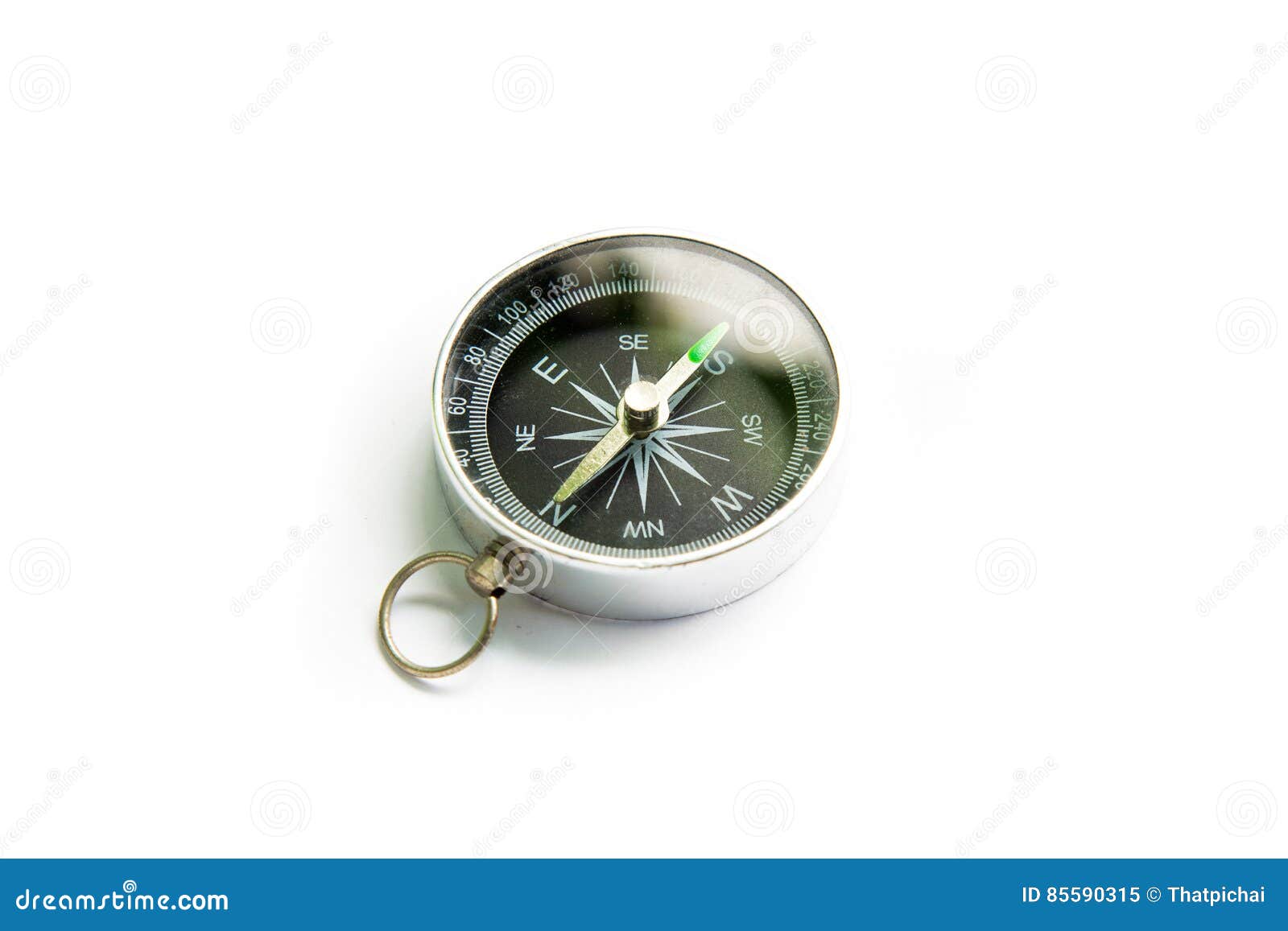Compass Isolated on White Background Stock Image - Image of background ...